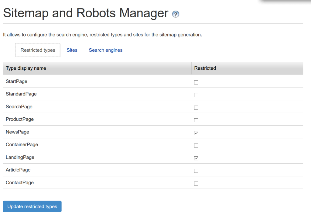 Sitemap and Robots Generator for Optimizely/Episerver CMS 12 - CDIS